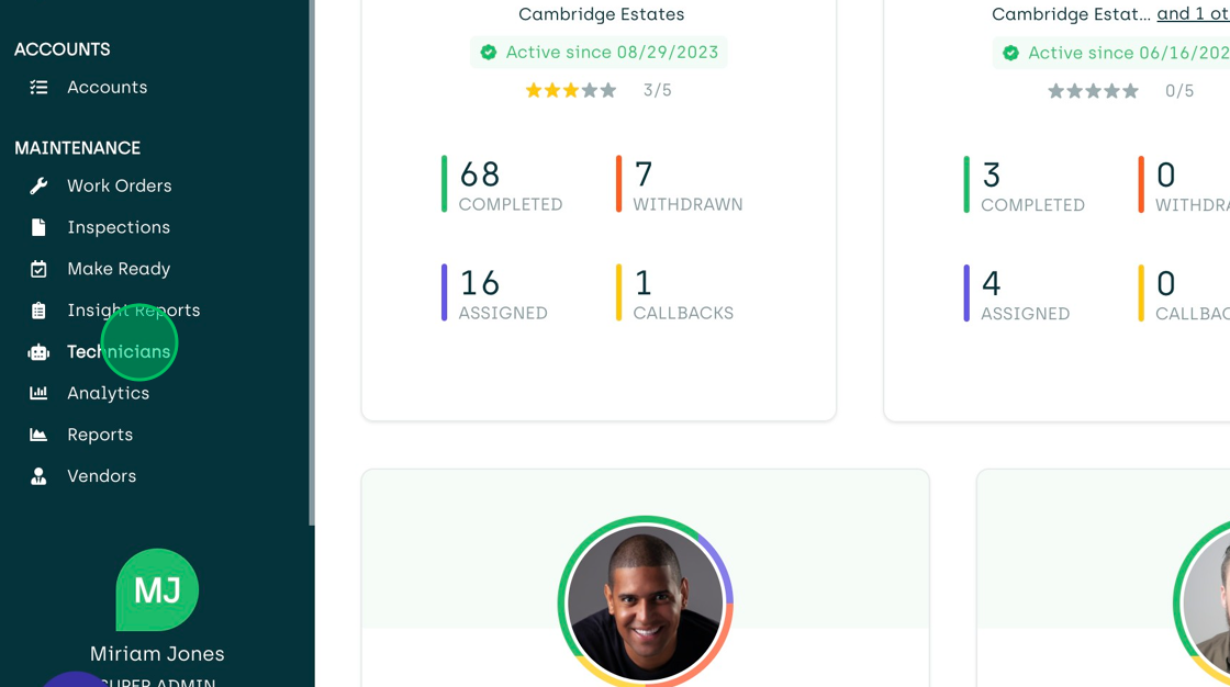 The Technician Dashboard