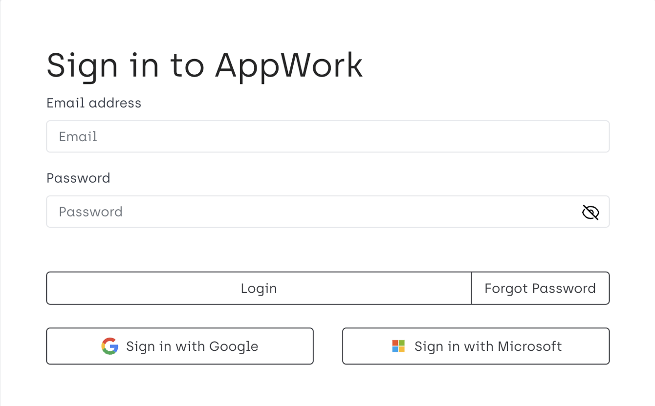 Sign In to the Admin Portal