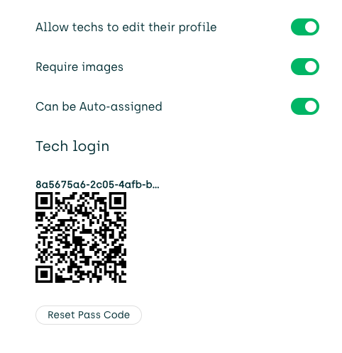 Log Into the Mobile Technician App