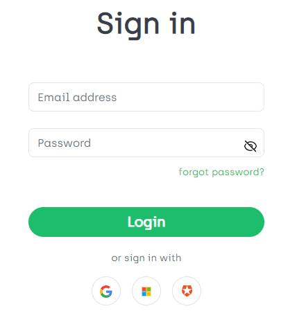 Sign In to the Admin Portal