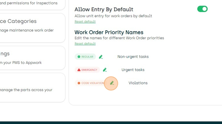 Work Order Status Tags